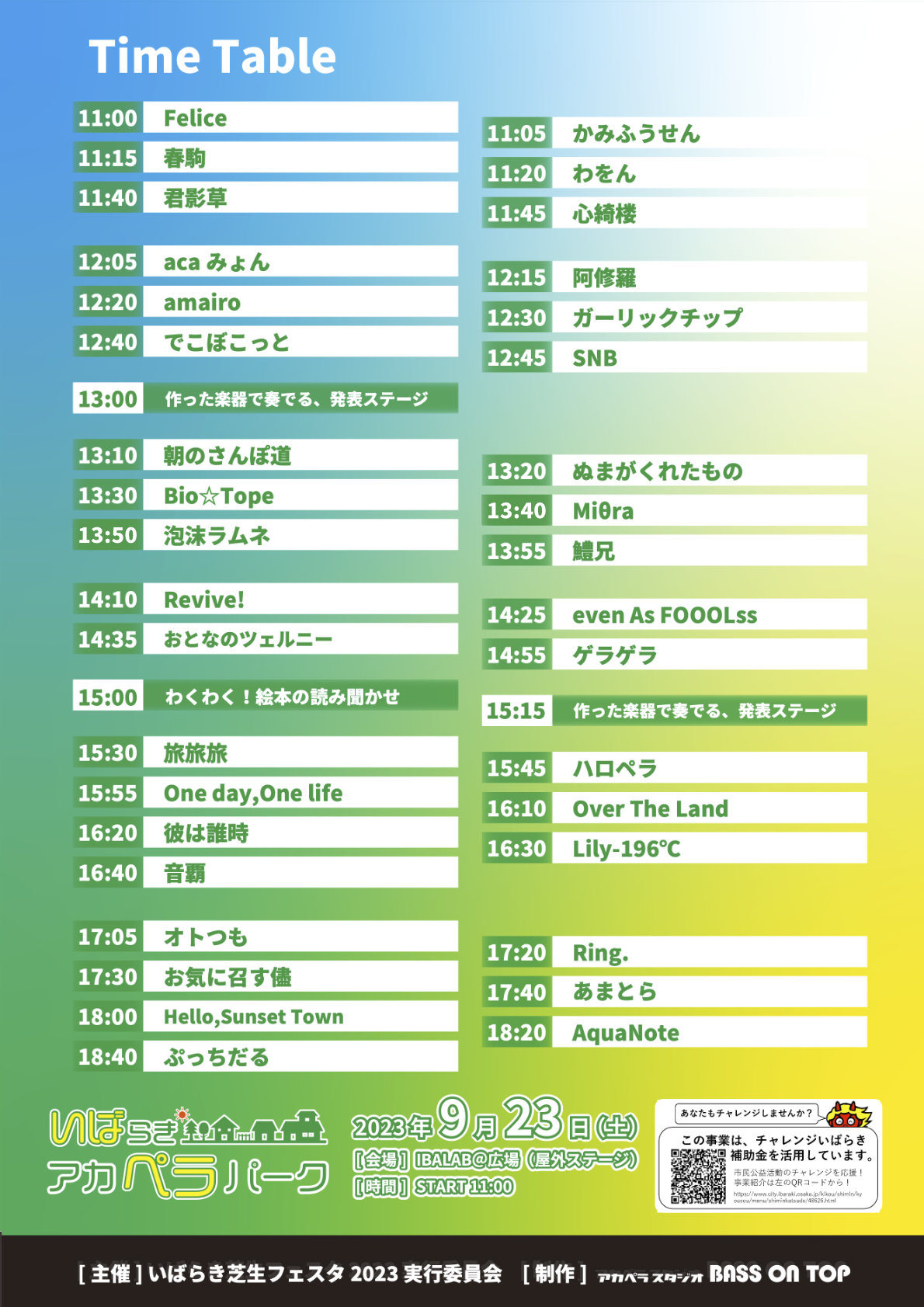 【大阪府・茨木市】「いばらき芝生フェスタ&アカペラパーク2023」写真撮影 - Ropeth/ロペス